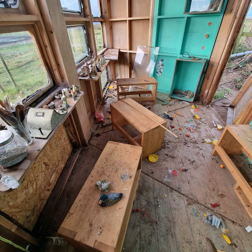 Vandalism at South Walney Nature Reserve | Cumbria Wildlife Trust